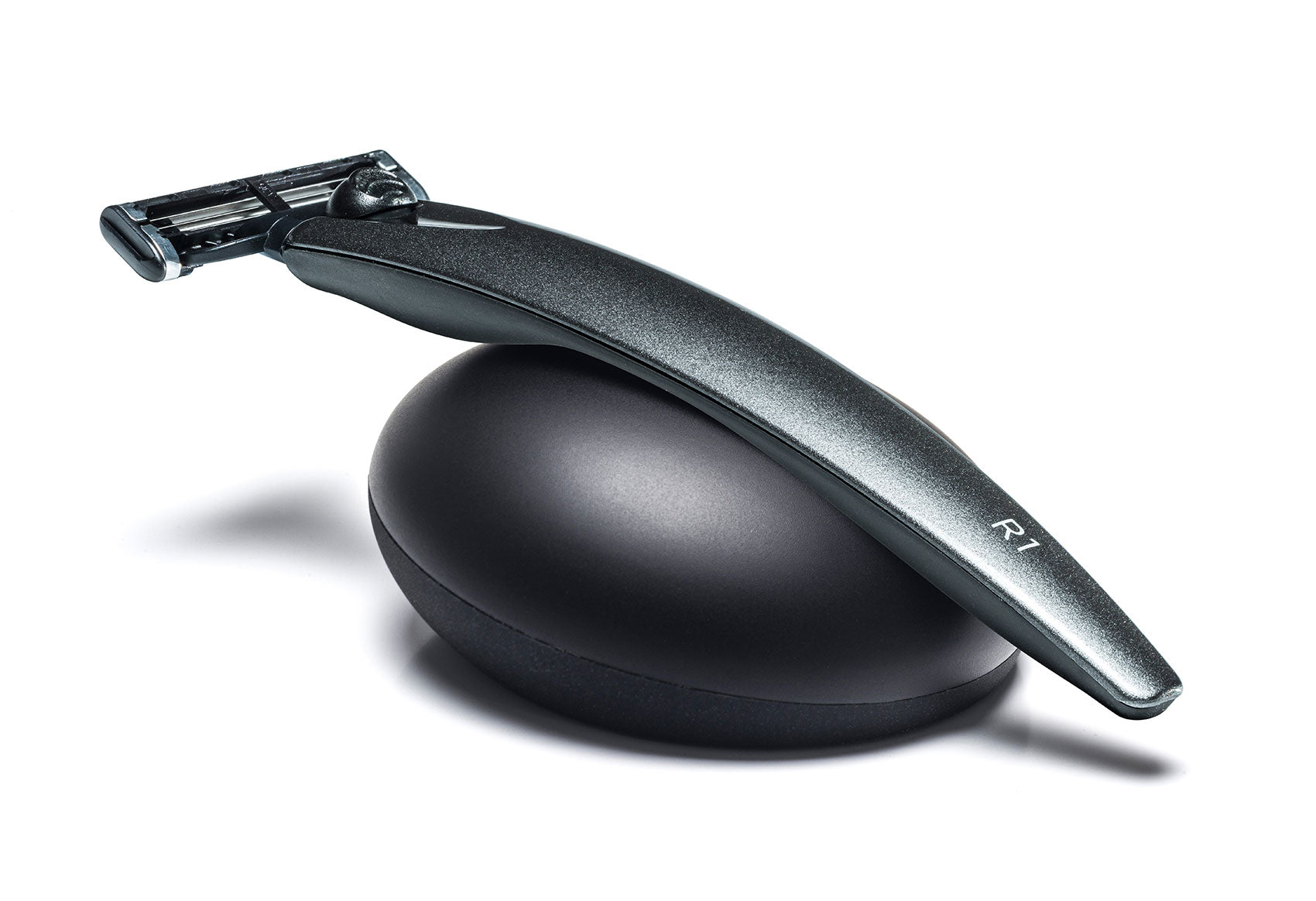 R1 Razor Graphite & Razor Stand | Premium Shaving Set